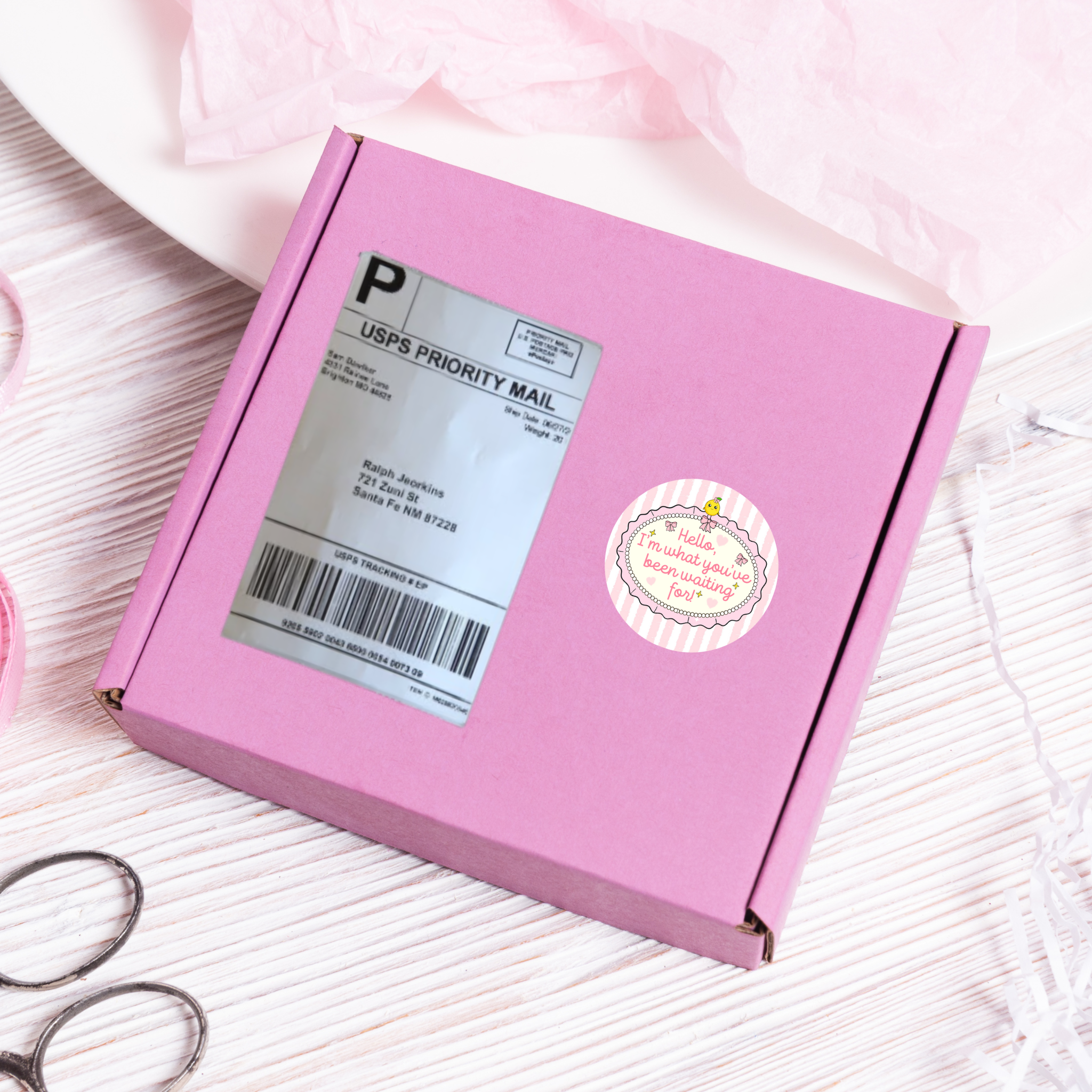 Lemon Coquette Packaging Stickers – Sweet Mailers